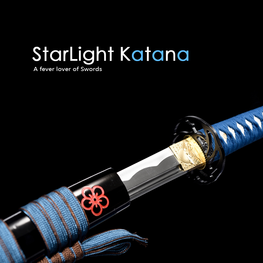 Star Light Ninja Katana Japanese Sword Sabre Combat Knife Soldier's ...