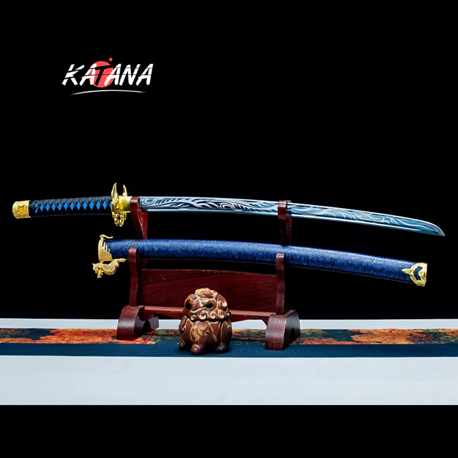 Dragon Spirit Ninja Katana Japanese Sword Sabre Combat Knife Soldier's ...