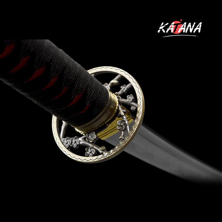 Sea Wave Ninja Katana Japanese Sword Sabre Combat Knife Treasured Sword ...