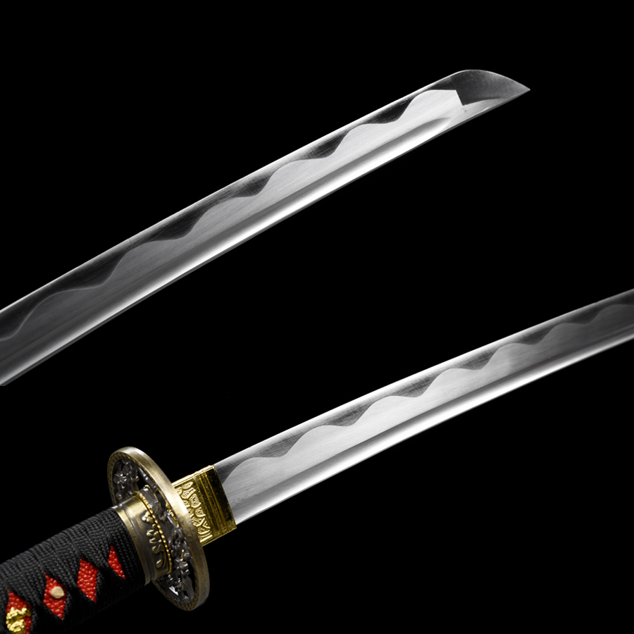 Sea Wave Ninja Katana Japanese Sword Sabre Combat Knife Treasured Sword ...