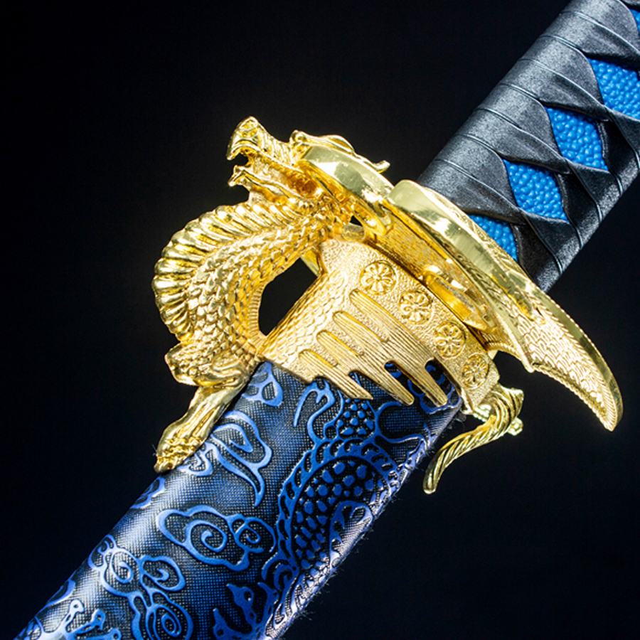 Dragon Spirit Ninja Katana Japanese Sword Sabre Combat Knife Soldier's ...
