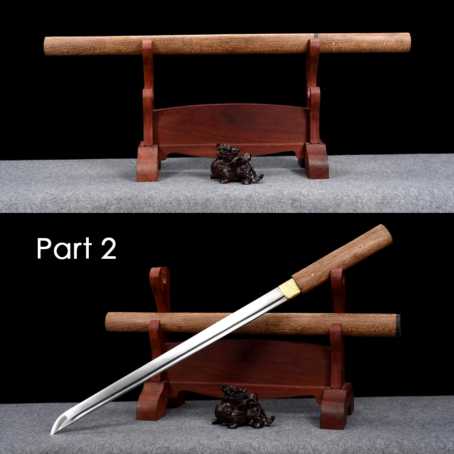 3-Piece Suits JuHe Ninja Katana Japanese Sword Sabre Combat Knife Short ...